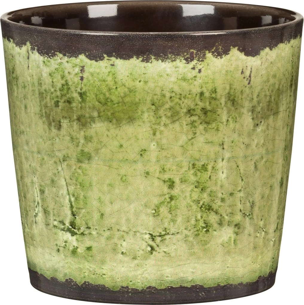 Scheurich Obal na květináč 870 průměr 15 cm x 14 cm Meadow Glaze