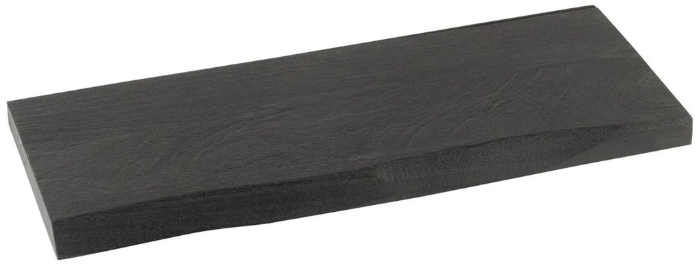Černá nástěnná dřevěná police z mangového dřeva Gerard Mango S - 70*27*4cm