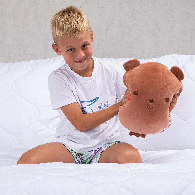 Dětský tvarovatelný squish polštářek MEDVĚD 40 cm