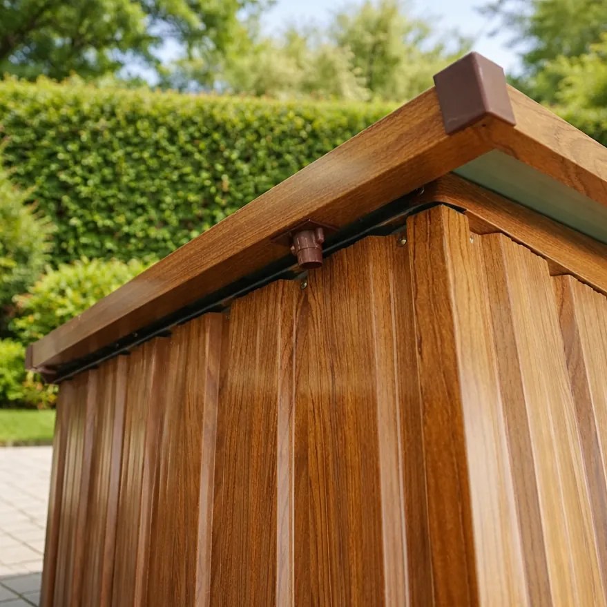 Zahradní domek BestBerg ZD-808RW / 5,6 m² / 236 × 238 × 203 cm / dekor dřeva