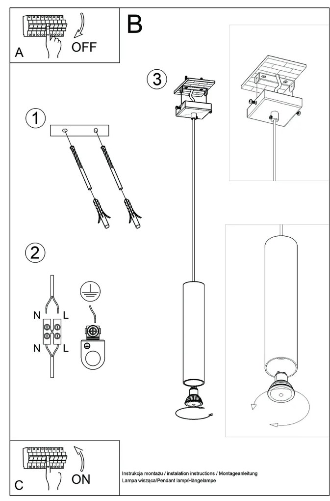 Závěsné svítidlo Lagos, 1x oranžové kovové stínítko