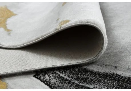 koberec EMERALD výhradní 1017 glamour, stylový mramor černý / zlato velikost 140x190 cm | krásné koberce cz
