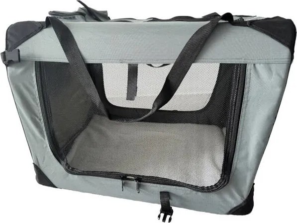 Přepravka látková Dogcrate 50x34x36 šedý A.K.