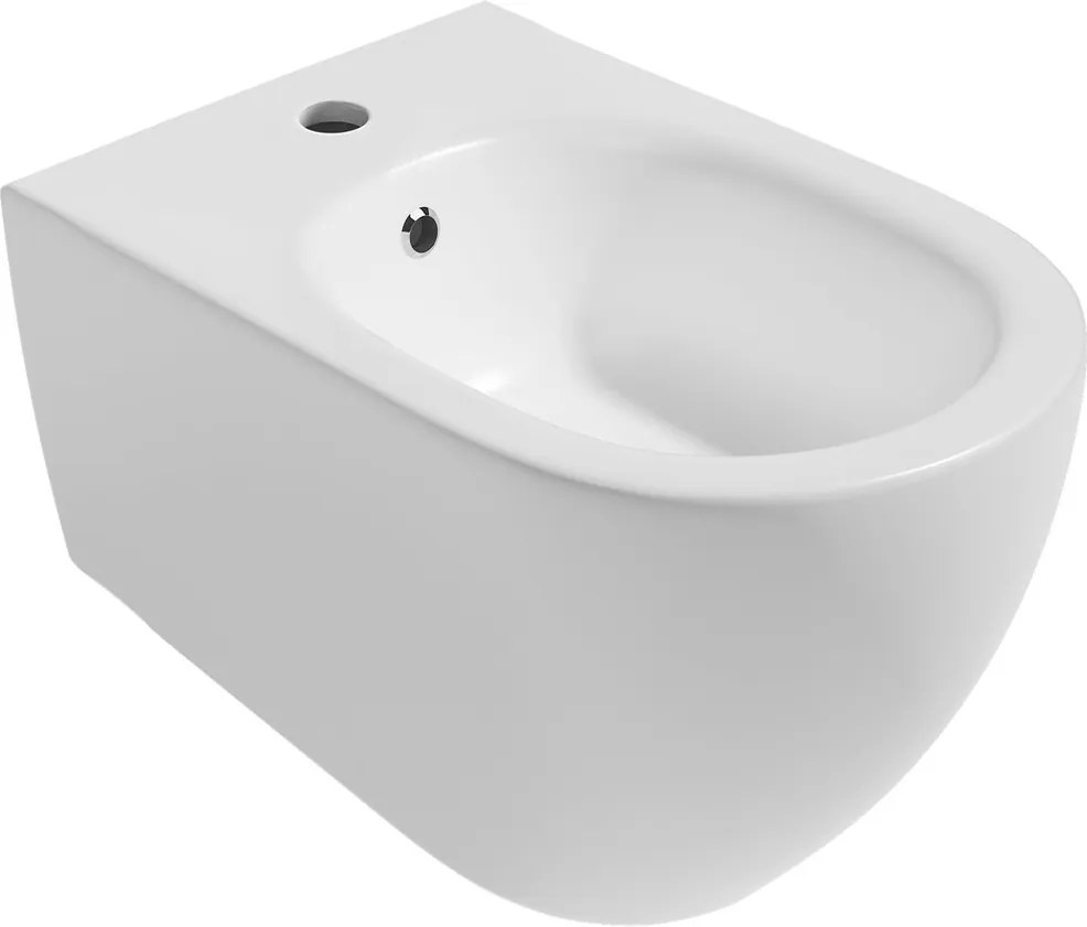 Isvea Sapho, INFINITY bidet závěsný 36,5x53cm, bílá, 10NF41001