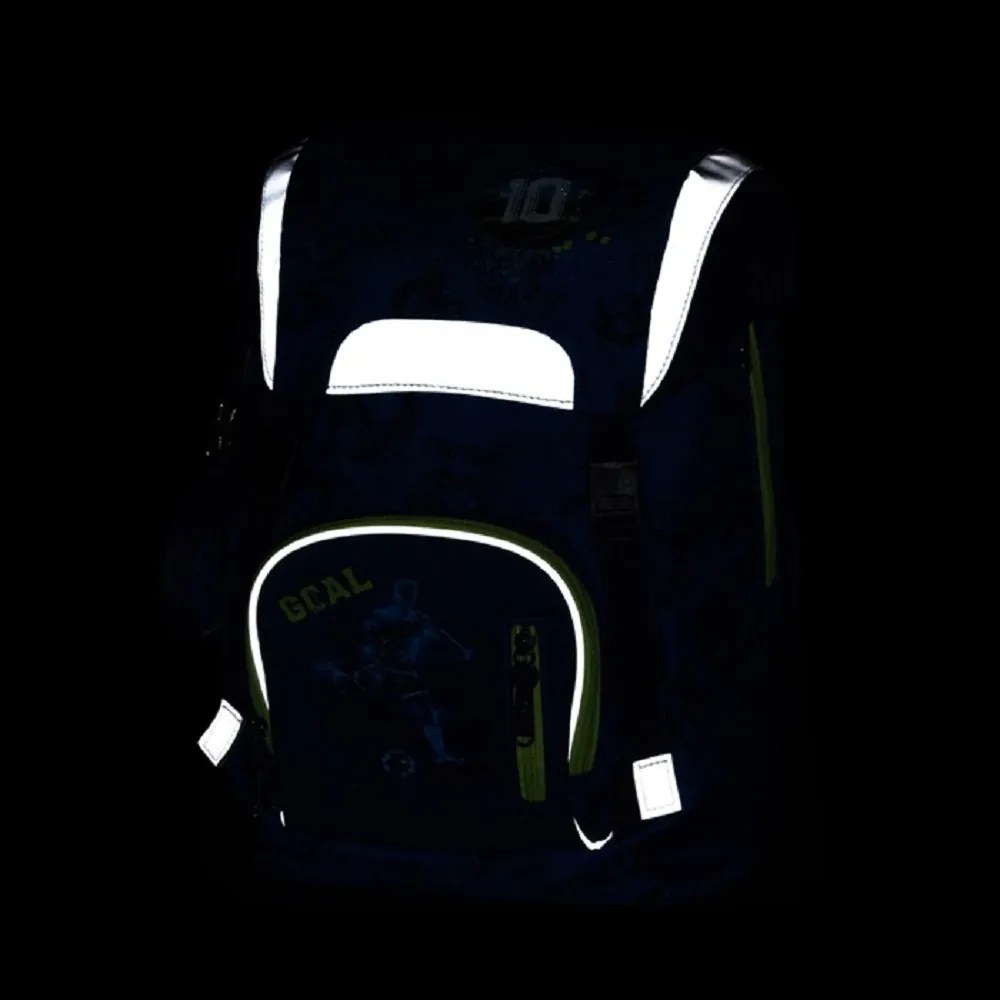 Oxybag OXY SKY - školní set Fotbal 4 ks: batoh, penál, sáček, placky
