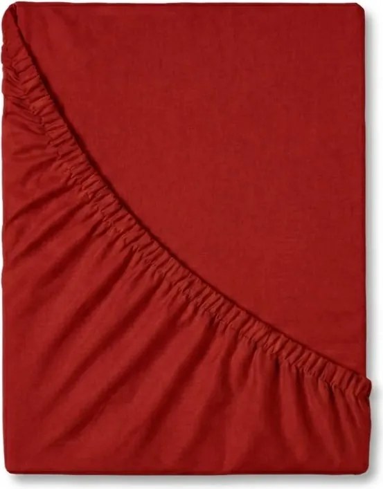 Kvalitex Jersey prostěradlo červené 200x200cm