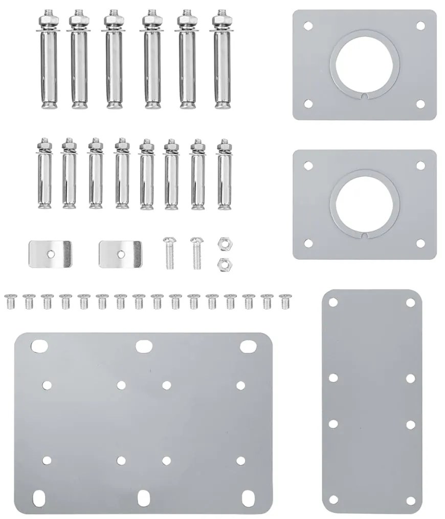 vidaXL Marketos Zatahovací boční markýza / zástěna černá 120 x 600 cm