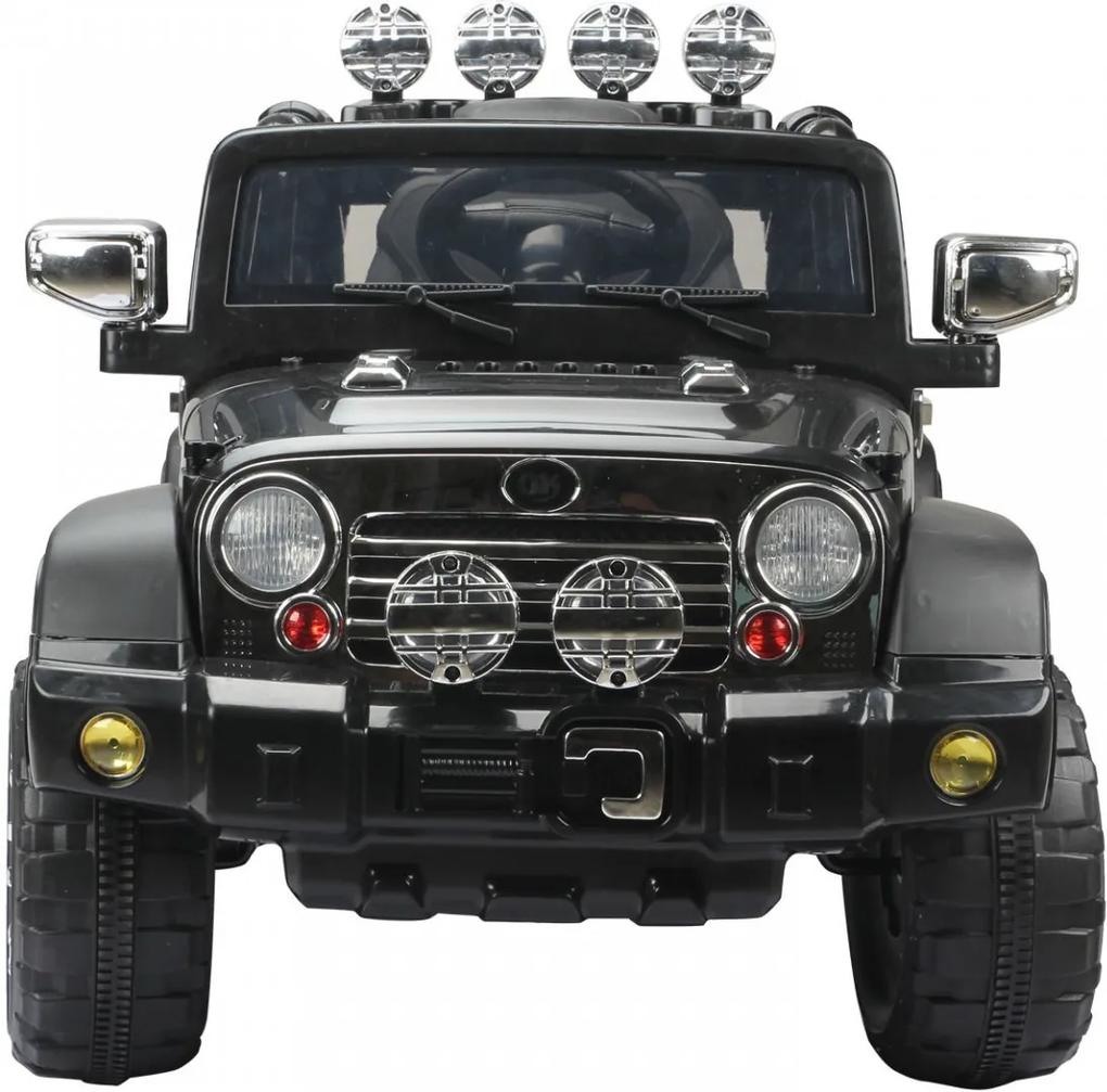 Goleto Dětské elektrické auto Jeep, černé