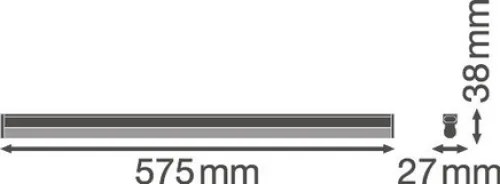 LED svítidlo LEDVANCE Linear Compact Batten 600mm 10W/4000K neutrální bílá