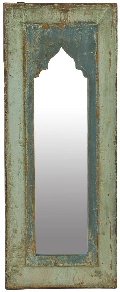 Sanu Babu Zrcadlo v rámu z teakového dřeva, 21x3x55cm