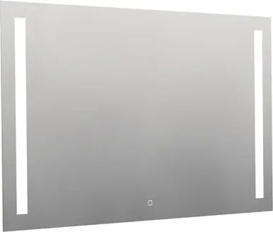 Hranaté zrcadlo 120x70 cm s LED osvětlením, topná fólie, senzor s nastavitelnou teplotou 2700-6500K, IP44 ZIL12070TLEDS