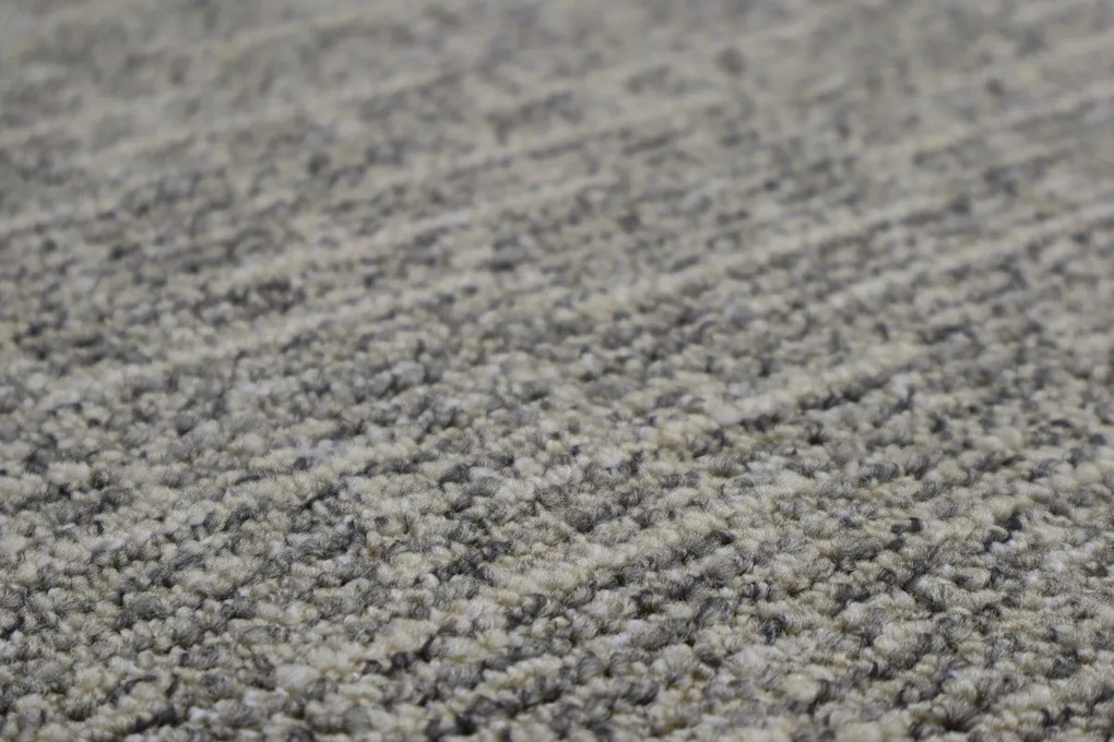 Vopi koberce Kusový koberec Alassio šedobéžový kruh - 200x200 (průměr) kruh cm