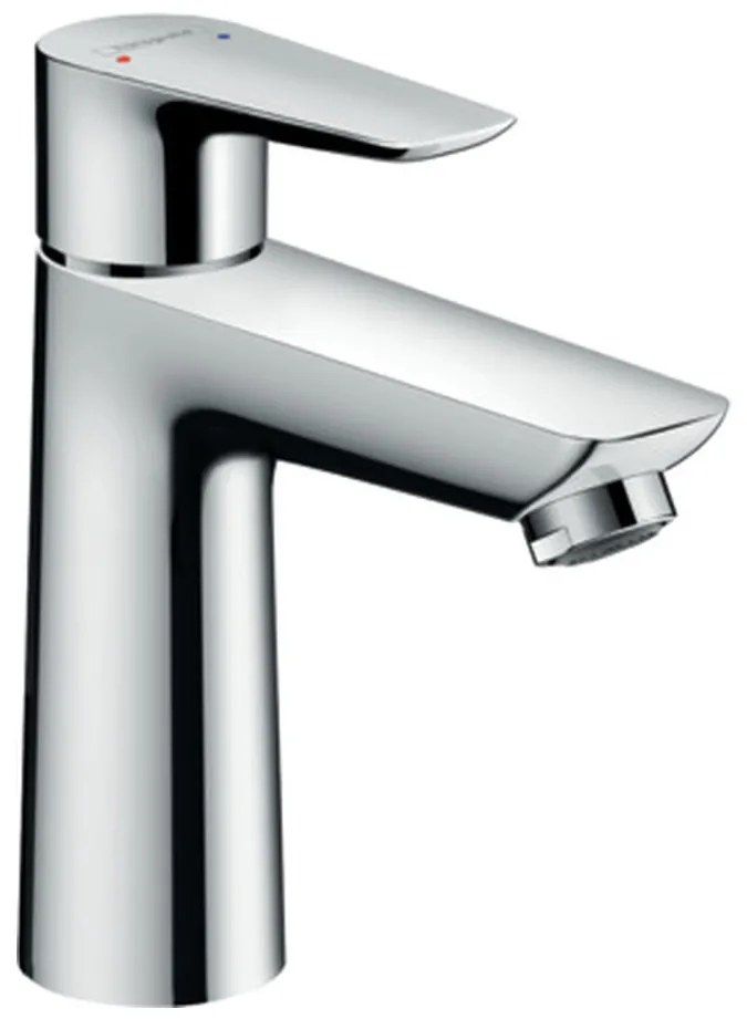 Hansgrohe Talis E, páková umyvadlová baterie 110 LowFlow 3,5 l/min s odtokovou soupravou s táhlem, chromová, 71715000