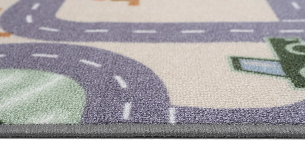 Vopi, Dětský kusový koberec Scanroad 39, 140x200, vícebarevná, dětský pokoj