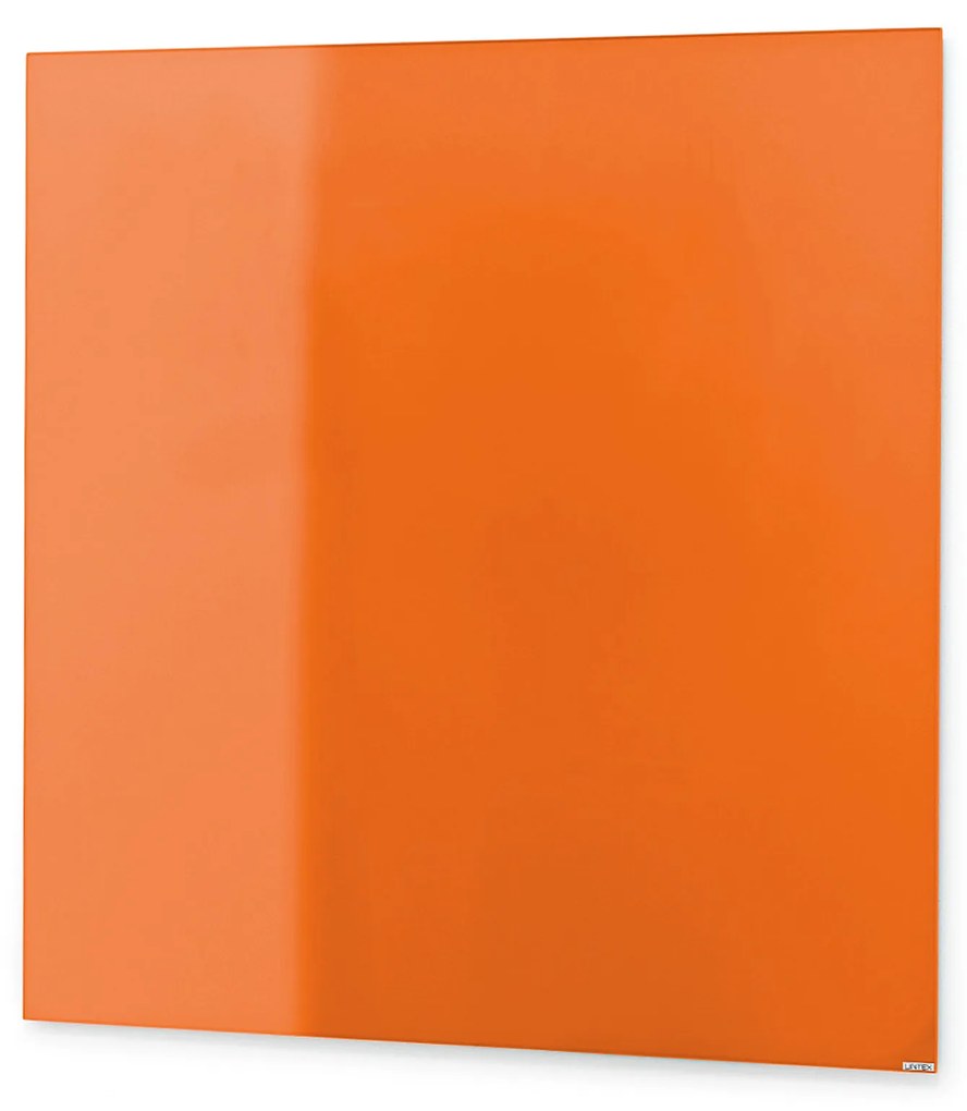 AJ Produkty Skleněná magnetická tabule Stella, 500x500 mm, pastelově oranžová