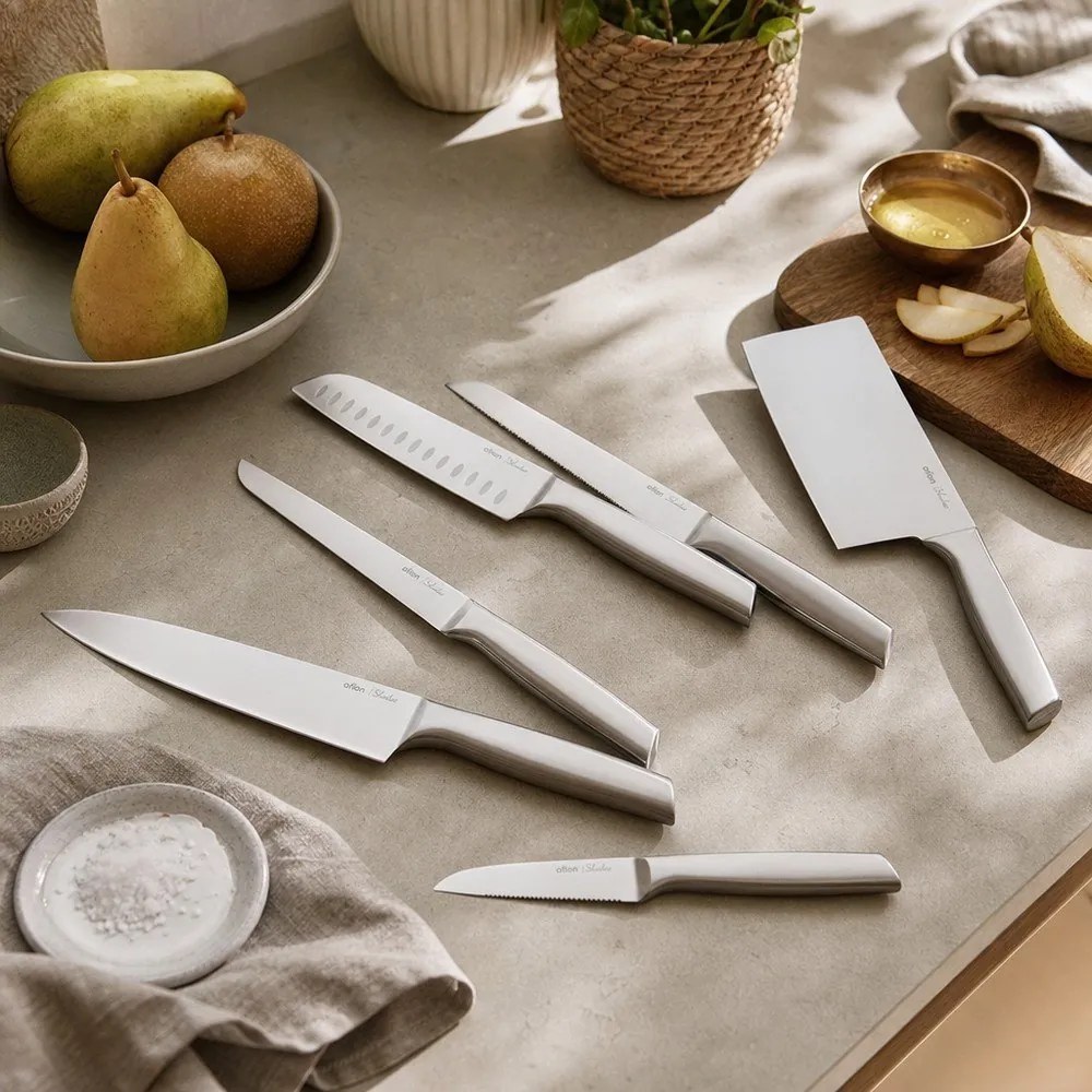Santoku nůž z nerezové oceli Silverline – Orion