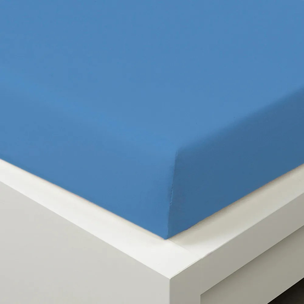 TENCEL™ Lyocell prostěradlo modré: 180x200cm