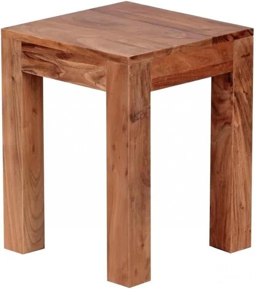 Odkládací stolek z masivního akáciového dřeva Skyport Teresa