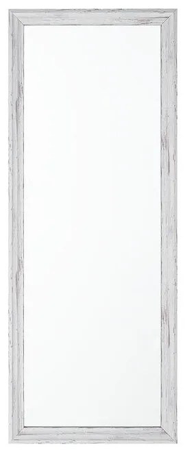 Nástěnné zrcadlo s bílým rámem 50x130 cm BENON