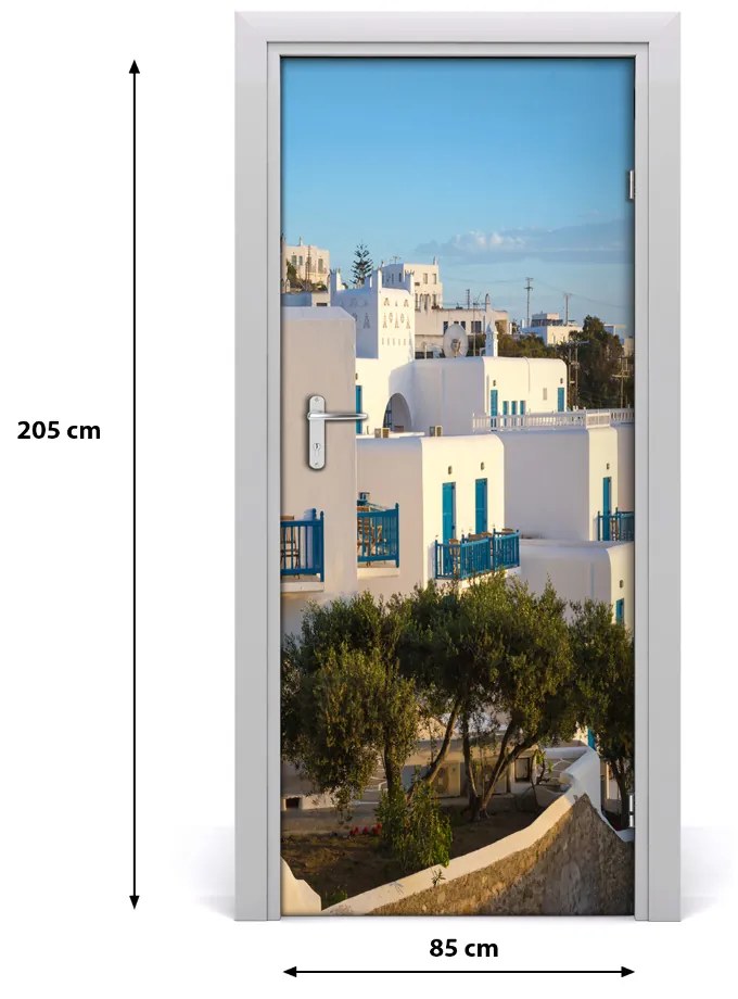 Fototapeta samolepící na dveře Mykonos Řecko 85x205 cm