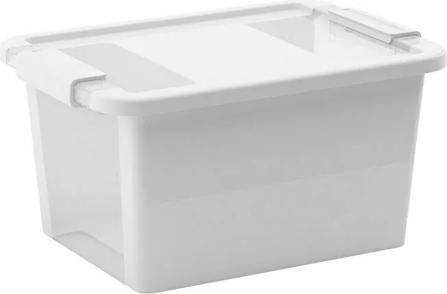 KIS Bi Box s víkem S, 36,5 × 26 × 19 cm, 11 l, bílá