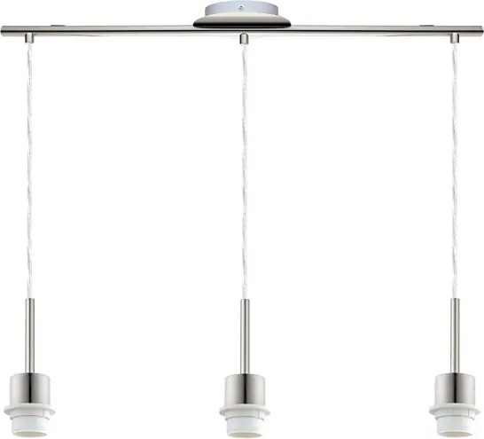 BRILAGI - LED Lustr na lanku NUBILA 3xE27/60W/230V antracit