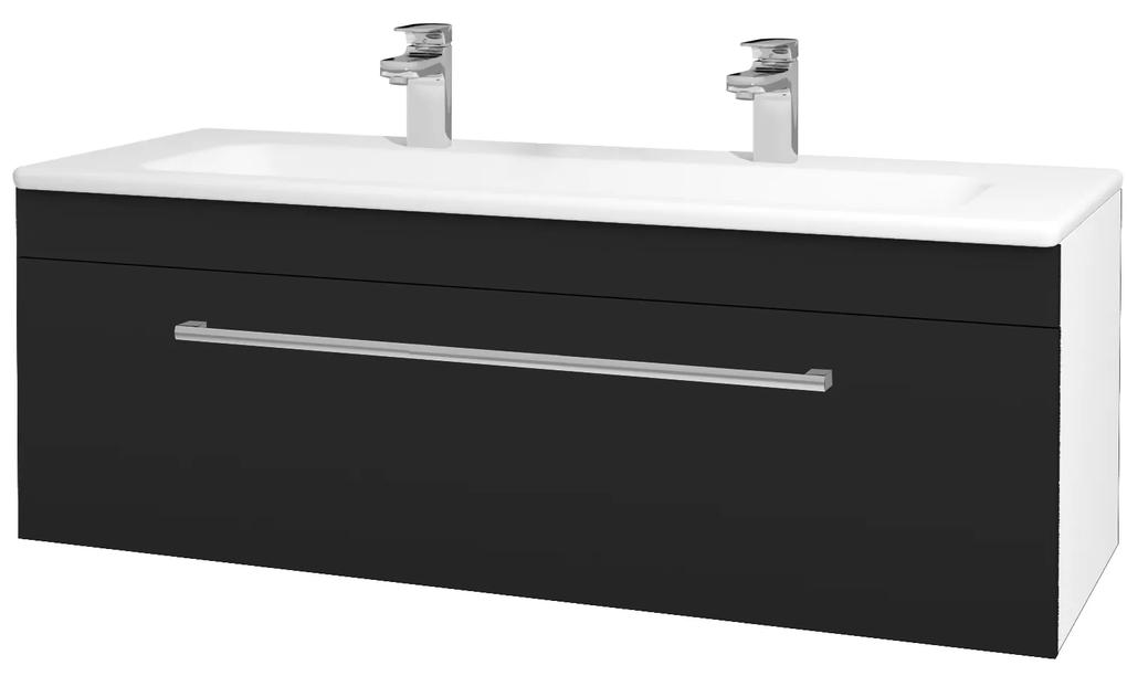 Dřevojas Koupelnová skříň ASTON SZZ 120 Varianta: D08 Wenge / Úchytka T05 / D08 Wenge