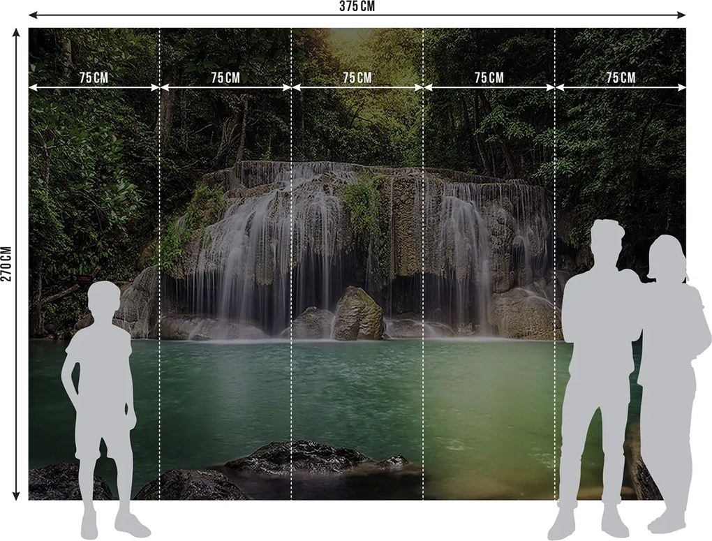Fototapeta na zed' Lesní Laguna | 360 x 254 cm | DFTS1323