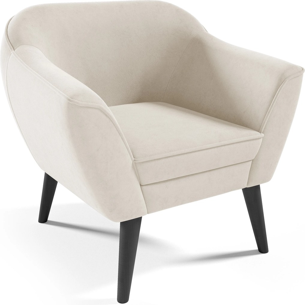 Eka Křeslo FLIX Látka Velutto: Skořicová (Velutto 33), Výběr nohou: Přírodní