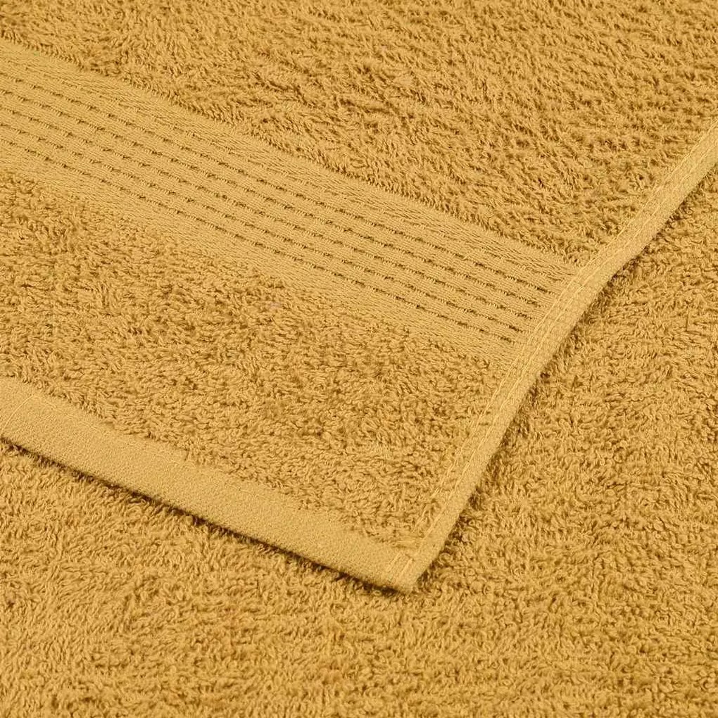 Ručníky FROGN 4 ks zlaté 50x100 cm 360 g/m² 136807
