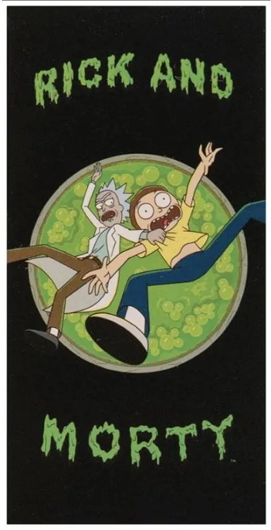 Dětská osuška rick and morty skok do třetí dimenze
