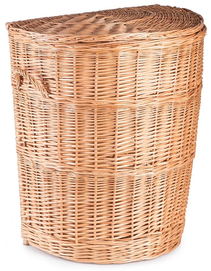 Koš na prádlo proutěný půlkruhový Kleding III. š.44 x hl.36 x v.58(cm