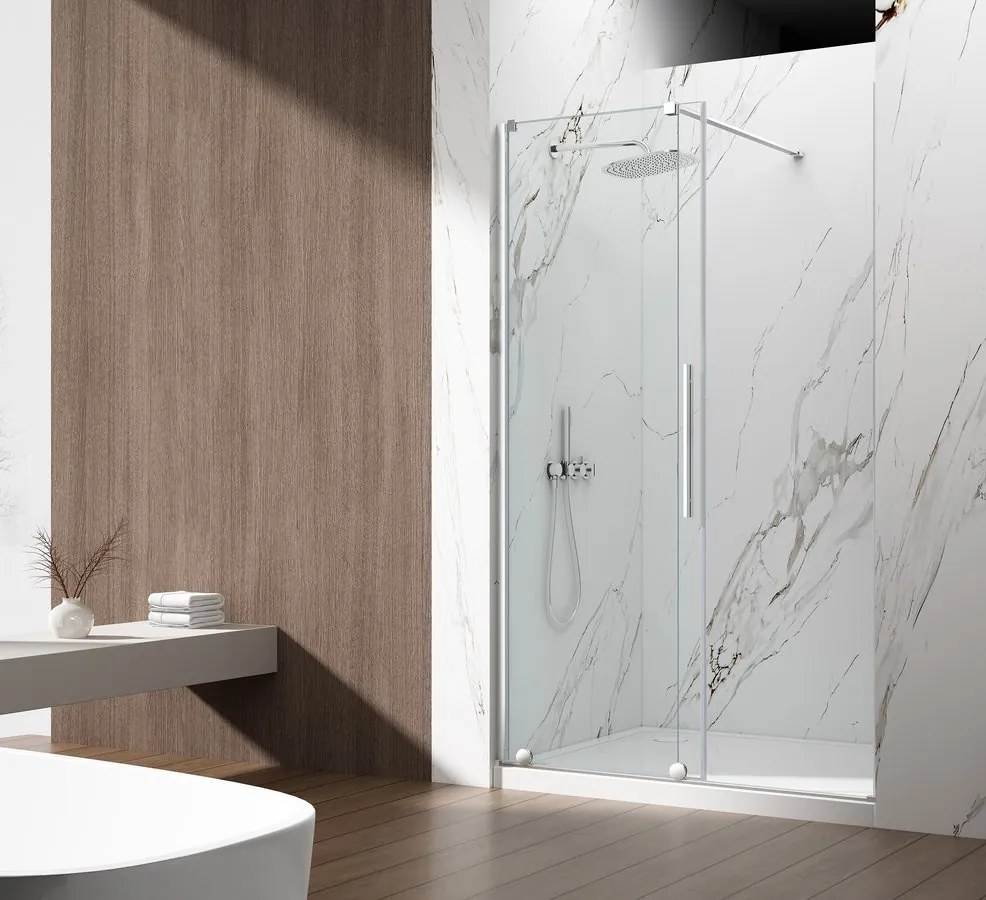 Gelco Spirit sprchové dveře do niky 100 x 200 cm posuvné chrom čiré sklo GI1010