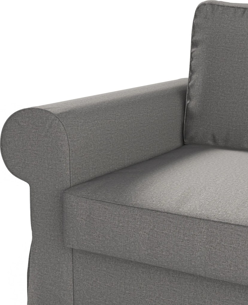 Potah na pohovku IKEA Backabro 2-místná, rozkládací barva šedá látka pletený vzor