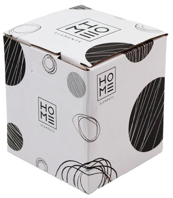 HOME ELEMENTS Porcelánový hrnek 340 ml, Kruhy