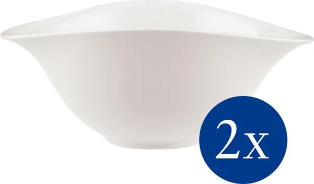 Villeroy&Boch Villeroy & Boch Vapiano sada 2 salátových misek, 20,5 × 16,9 × 8,5 cm, 480 ml