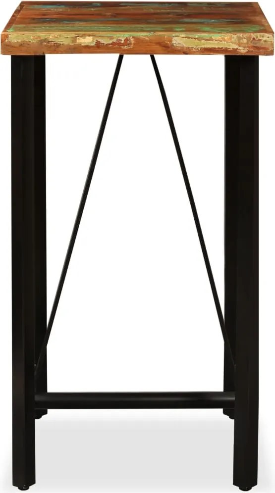 Barový stůl masivní recyklované dřevo 60 x 60 x 107 cm 245439