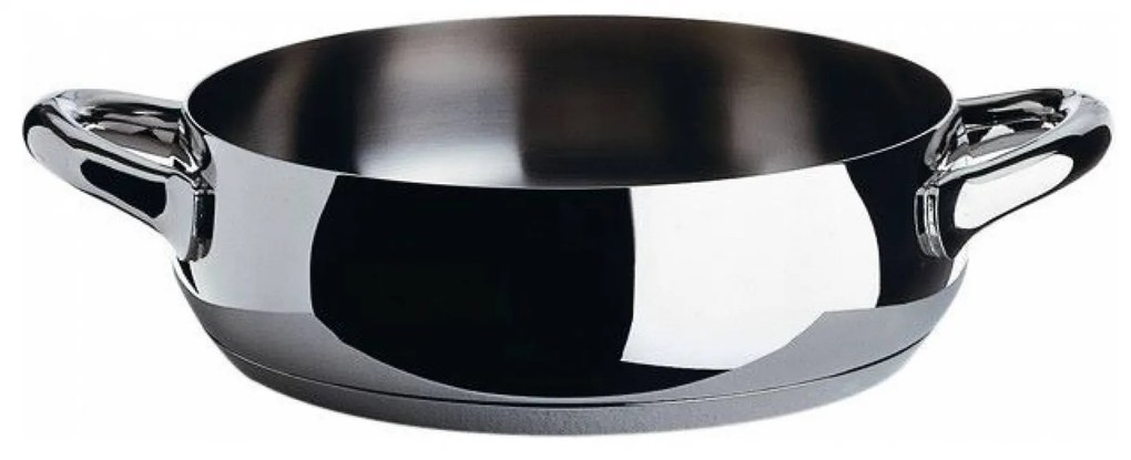 Alessi designové nízké hrnce Mami Polished (objem 280 cl)