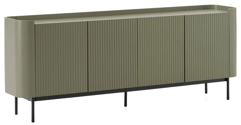 Zelená komoda 200x80x40 cm Willa – MOME
