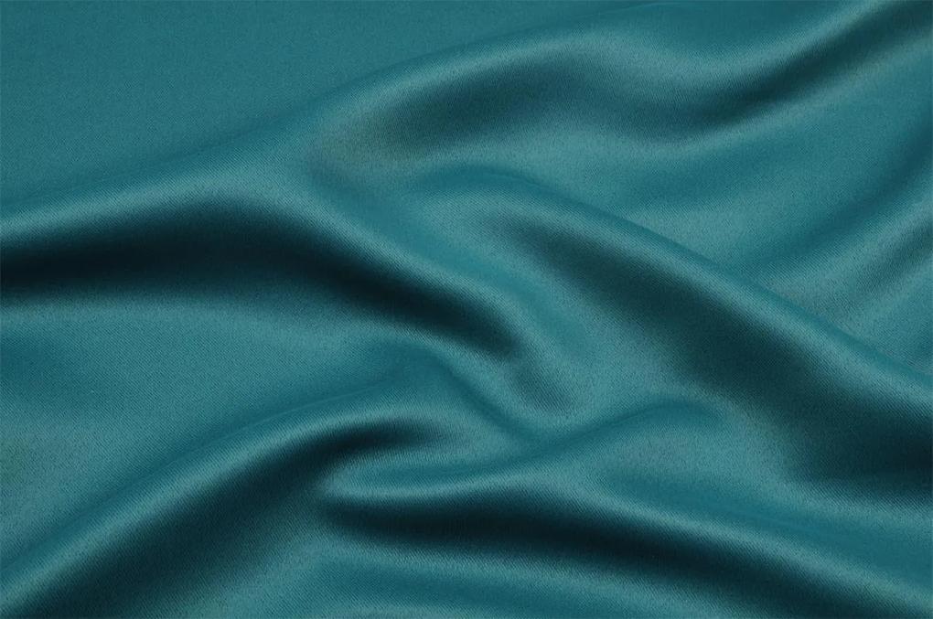 Dekorační závěs s řasící páskou zatemňující HAVANA - BLACKOUT 135x250 cm smaragdová (cena za 1 kus) MyBestHome