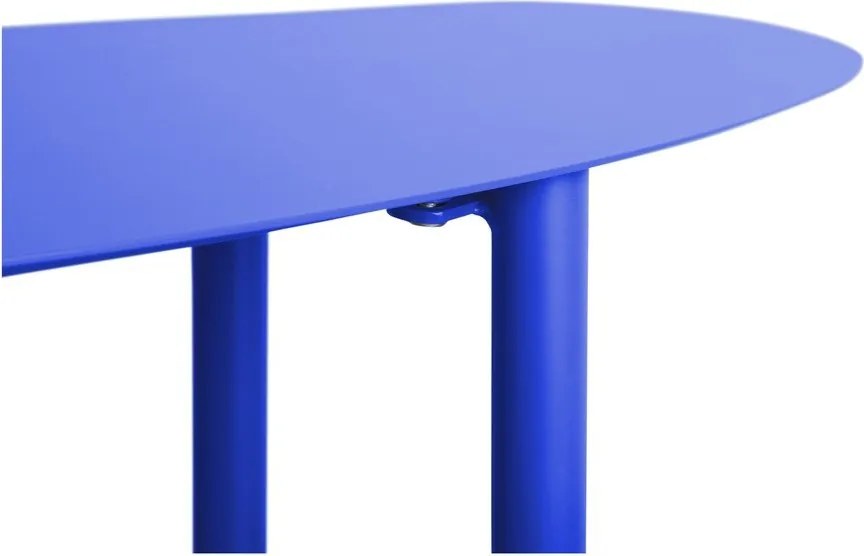Modrý kovový regál 90x82x28 cm Cool Retro – Leitmotiv