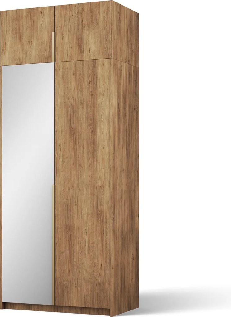 ADRK Furniture Alera II s nástavcem Skříň s otočnými dveřmi ADRK-W-ALER-100-AG