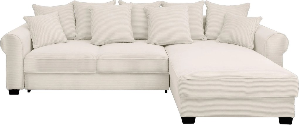 XXXLutz ROHOVÁ SEDAČKA, textil, krémová MID.YOU - Sedací soupravy - 002220047326