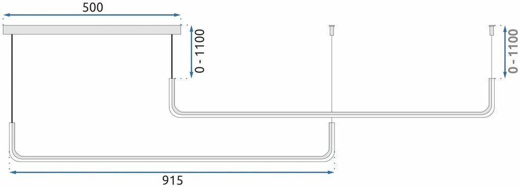 Toolight Stropní svítidlo LED APP980-1CP
