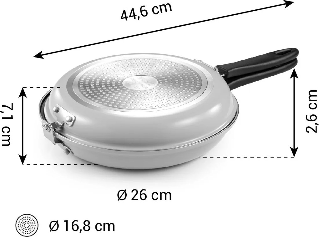 TESCOMA Oboustranná pánev i-PRESTO ø 26 cm