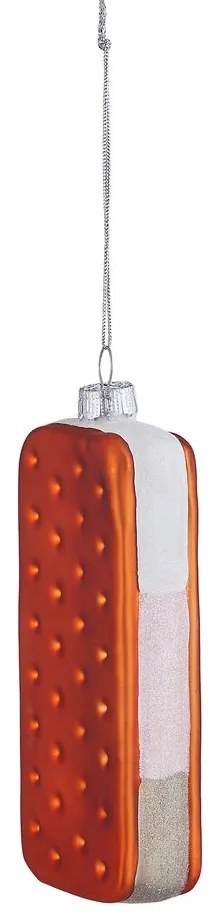 HANG ON Skleněná ozdoba zmrzlinový sandwich