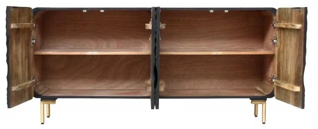 Massive home | Luxusní komoda Black lagoon mango 160cm