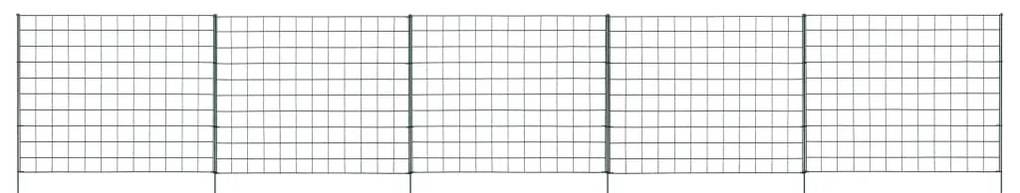Zahradní plot 77,5 x 64 cm zelený