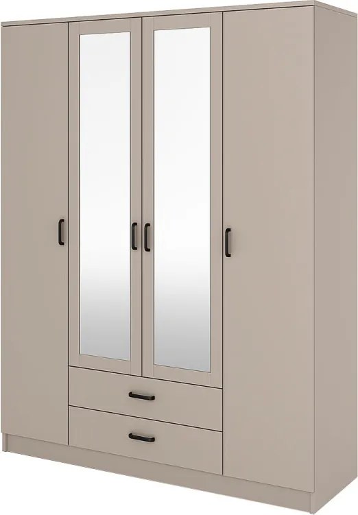 Skříň se zrcadlem 4d2s kasmír Kami