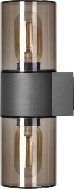Venkovní svítidlo nástěnné ORNO AD-OP-6574GE27PP, IP54, 2xE27, max 2x15W, šedá